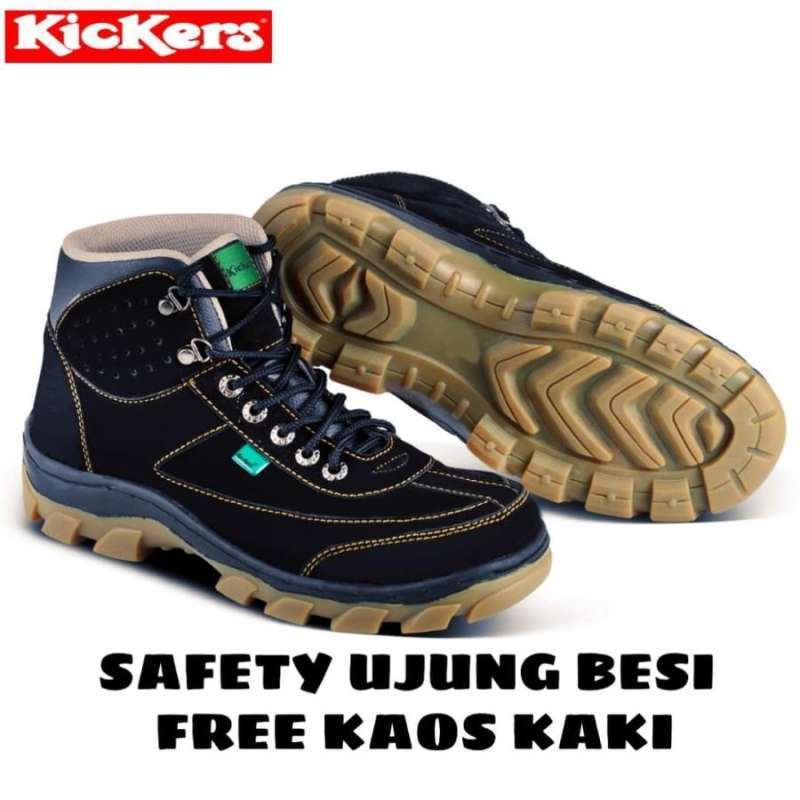 Jual SEPATU SAFETY BOOTS KICKERS TACTICAL DELTA UJUNG BESI 5 WARNA ...