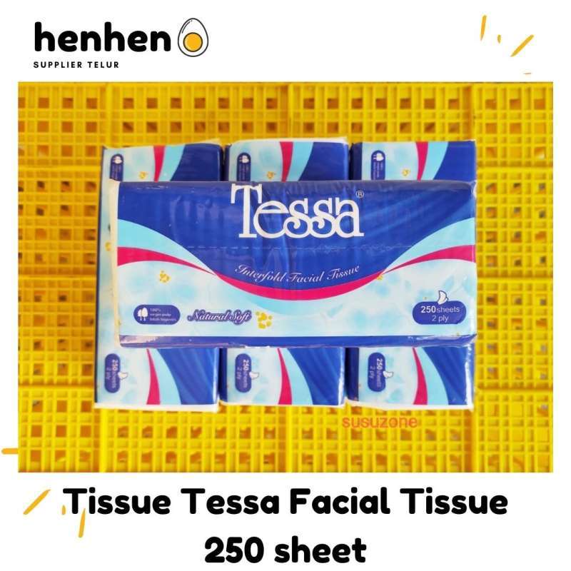 Jual Tissue Tessa 250 Sheet Facial Tissue Ready Stock Di Seller Hen ...