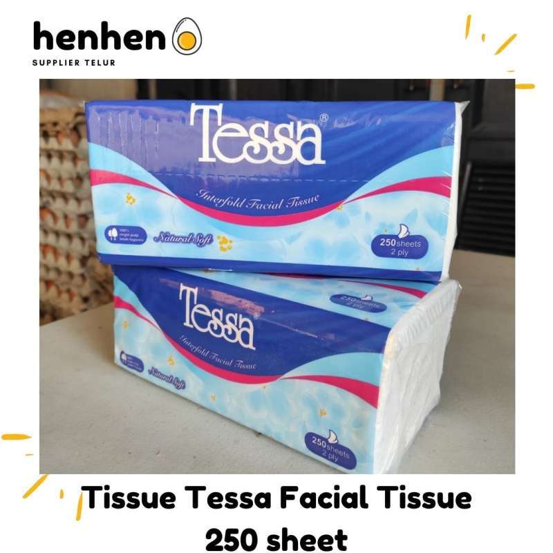 Jual Tissue Tessa 250 Sheet Facial Tissue Ready Stock Di Seller Hen ...