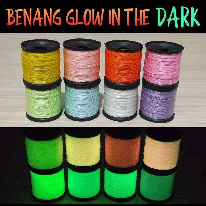 Jual Benang Fosfor 100m Menyala GID Benang Bordir Glow in The Dark ...