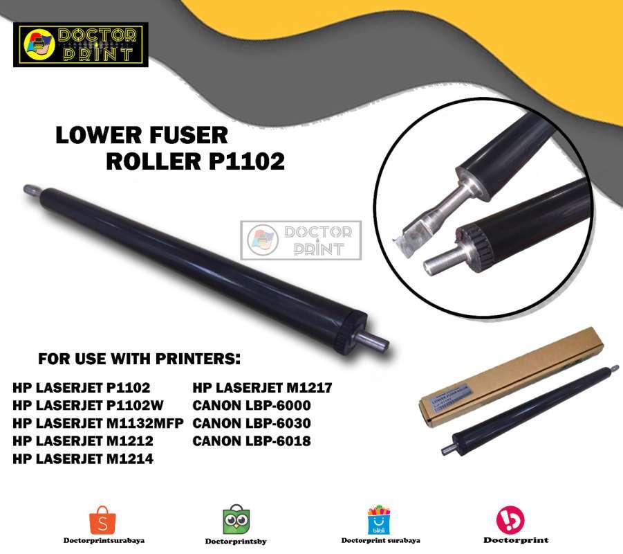Promo Lower Fuser Roller HP Laserjet P1102 Diskon 5% di Seller ...