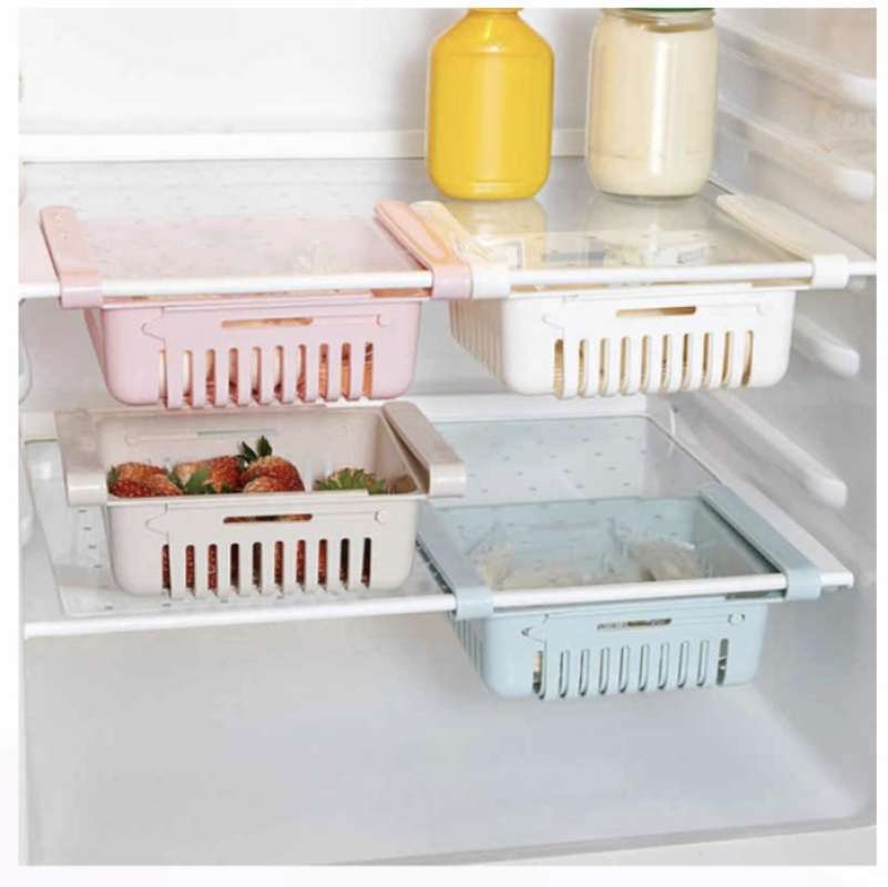 Jual STORAGE RAK PORTABLE SOLUSI RUANG KULKAS SEMPIT 2 PCS di Seller ...