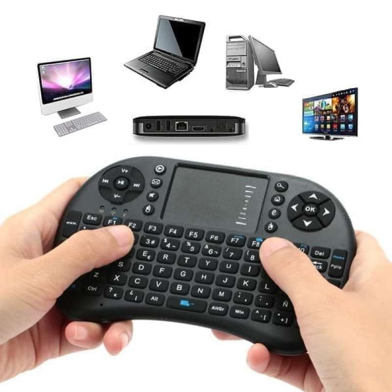 Promo Rechargeable Mini Wireless Keyboard For Android Tv Box Pc Tablet ...