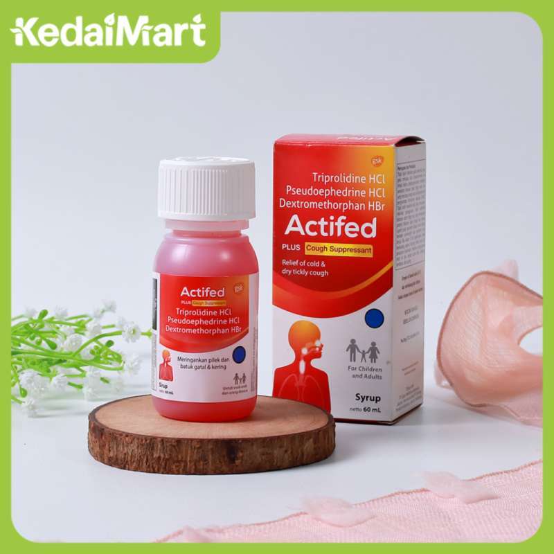 Jual Actifed Syrup Merah Pilek & Batuk 60 ml di Seller KedaiMart ...