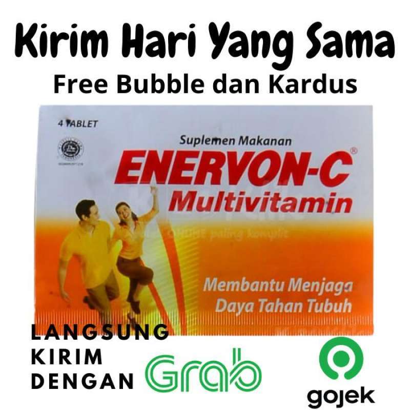Jual Multivitamin Suplemen Kesehatan Daya Tahan Tubuh Dewasa Enervon C ...