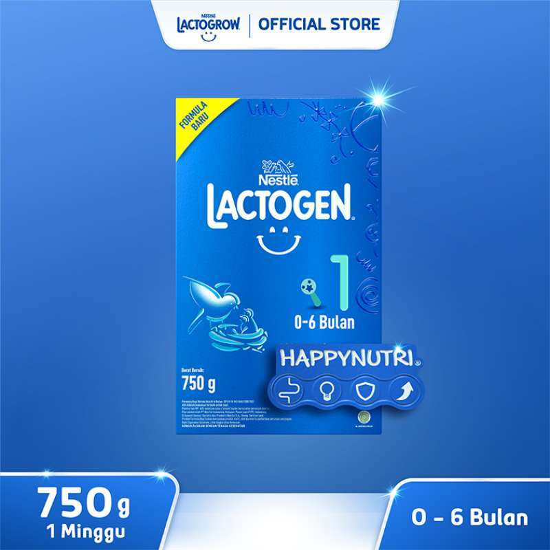 Jual WHS - Bandung - LACTOGEN 1 Plain Susu Formula 0-6 Bulan Box 750g ...