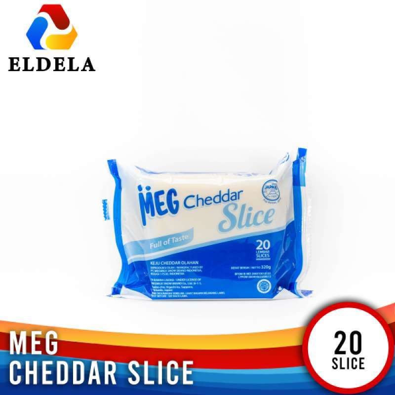 Jual Keju MEG Cheddar Slice 20 Lembar di Seller Toko Bahan Kue Eldela ...