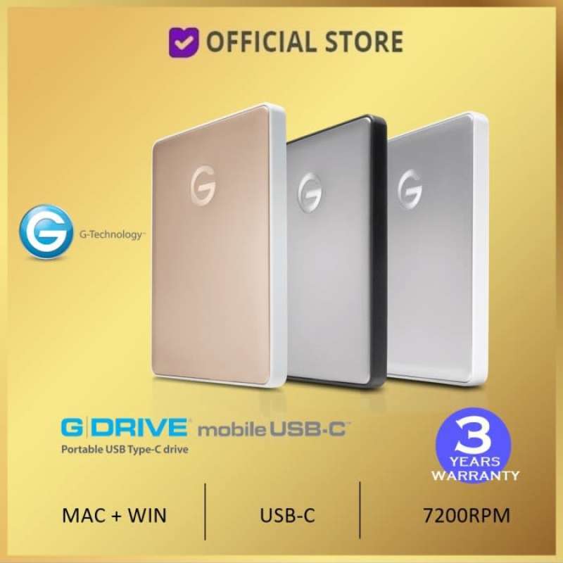 Jual Premium G Drive Mobile USB-C 1TB Harddisk Eksternal Hardisk GDrive ...