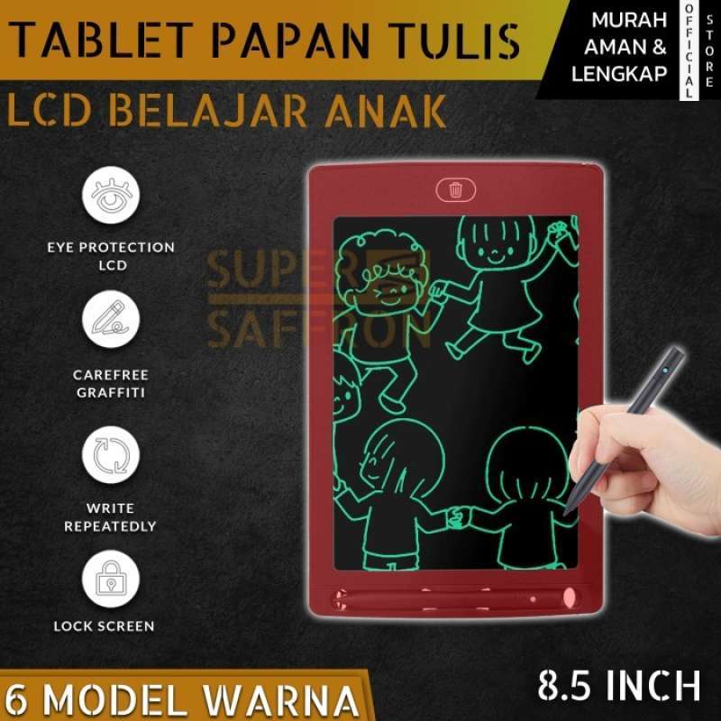 Jual Tablet Papan Tulis Belajar Anak Menulis Menggambar Lcd Writing 8.5 ...