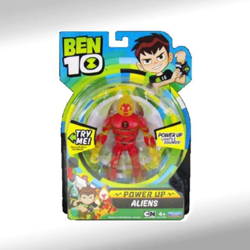 Promo Ben10 Ben 10 Power Up Lights & Sounds Aliens Basic Figure Pm76600 ...