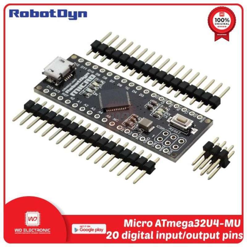 Jual ROBOTDYN MICRO ATMEGA32U4 UNSOLDER ARDUINO PRO MICRO di Seller ...