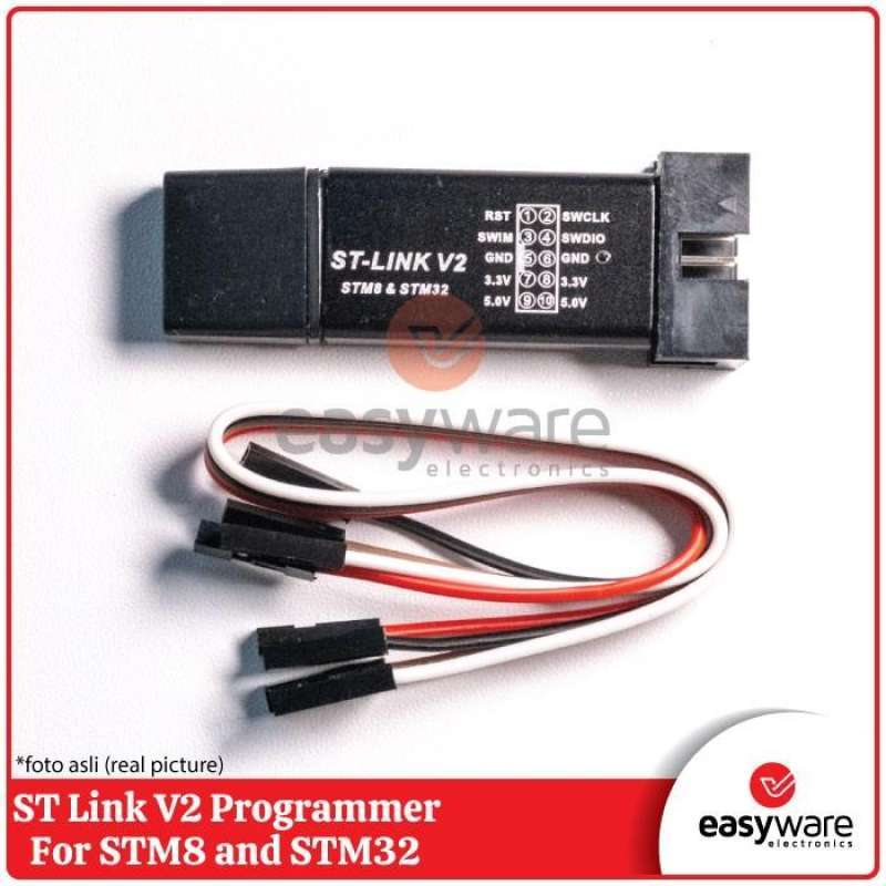 Jual St-link V2 Mini Stm8 Stm32 Simulator Download Programmer Di Seller ...