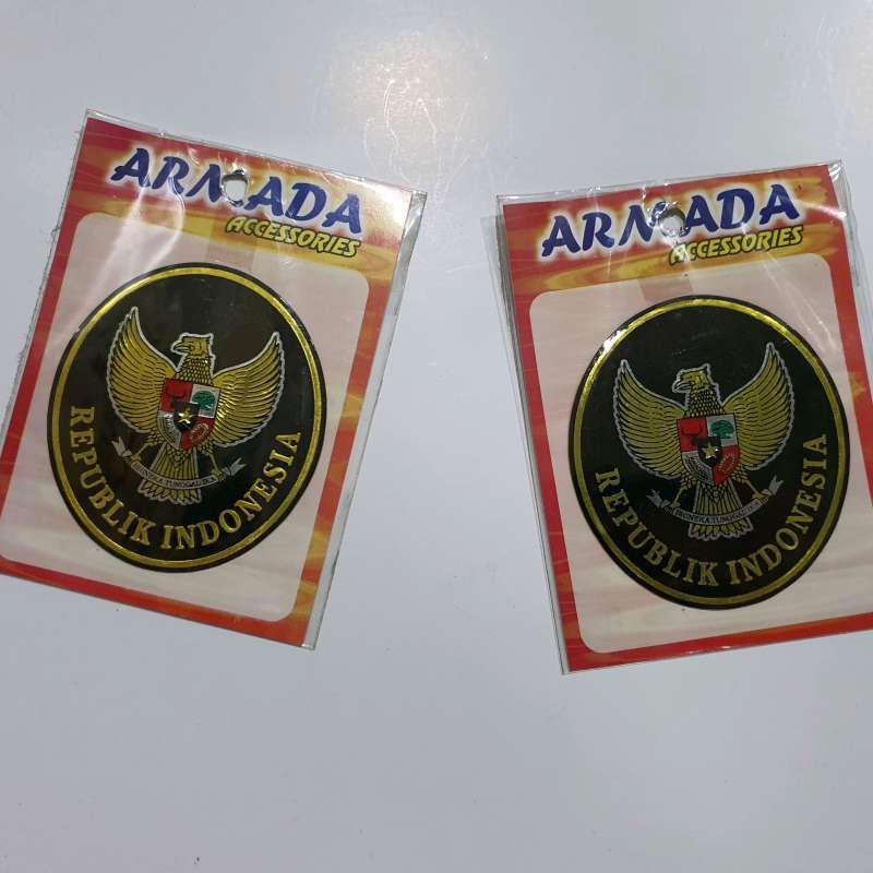 Jual Stiker Kilap kaca GARUDA Hitam ( 1 PCS ) | Stiker motor Kilap ...