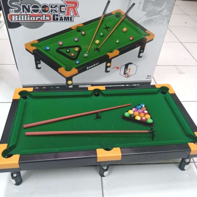 Jual MAINAN ANAK BILIARD MINI SNOOKER BILLIARDS GAME TABLE MEJA BILIARD ...