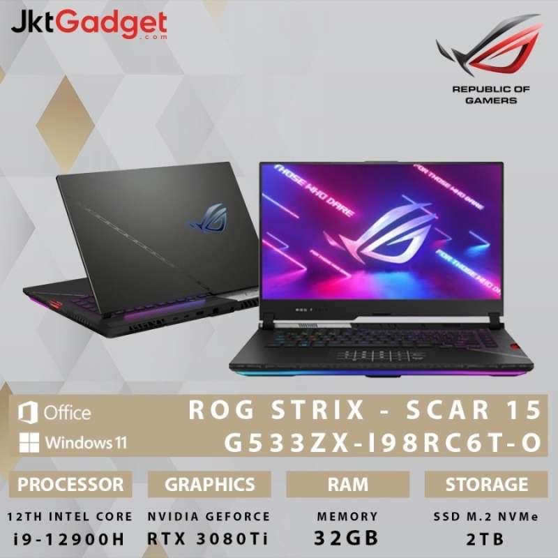 Promo Asus Rog Strix-scar G15 G533zx-i98rc6t-o I9-12900h 32gb 2tb ...
