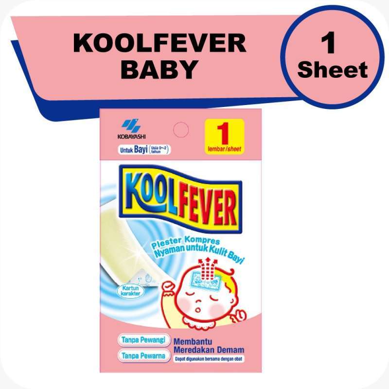 Jual Kool Fever Cool Fever Plester Kompres Demam Bayi Anak Cooling Patch Demam Koolfever 1 Pcs ...