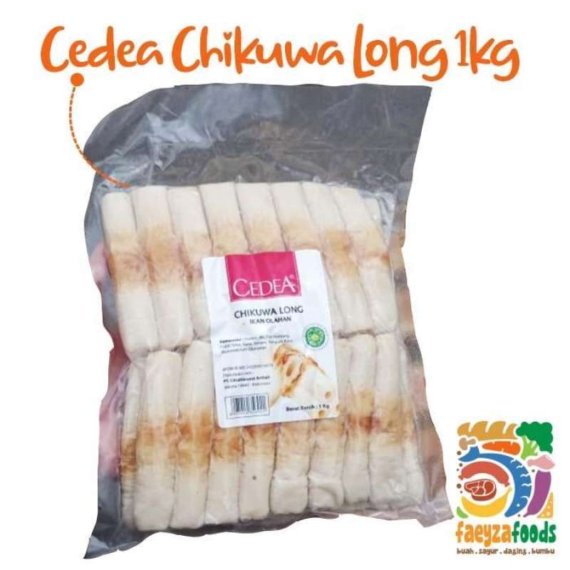 Jual Cedea Chikuwa Long/Ikan Olahan (1kg) di Seller faeyzafoods ...