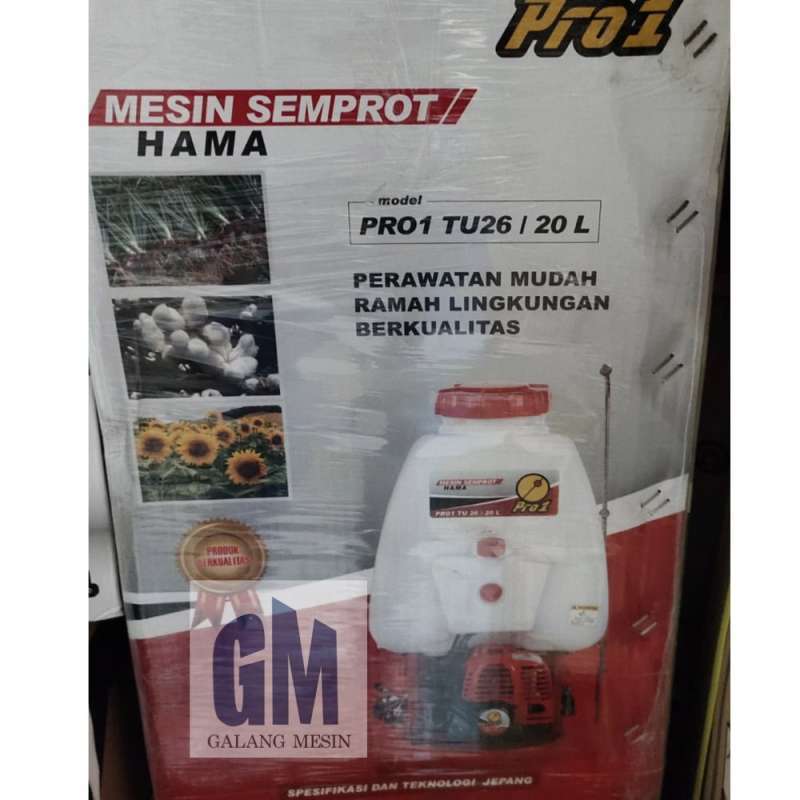 Promo PRO1 Alat Semprot Hama Tanaman TU26 Gasoline Engine Sprayer 20 L ...