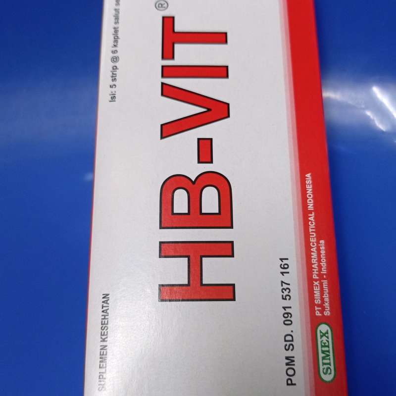 Jual HB VIT suplemen untuk anemia-simex-1 box 30 tablet di Seller ...