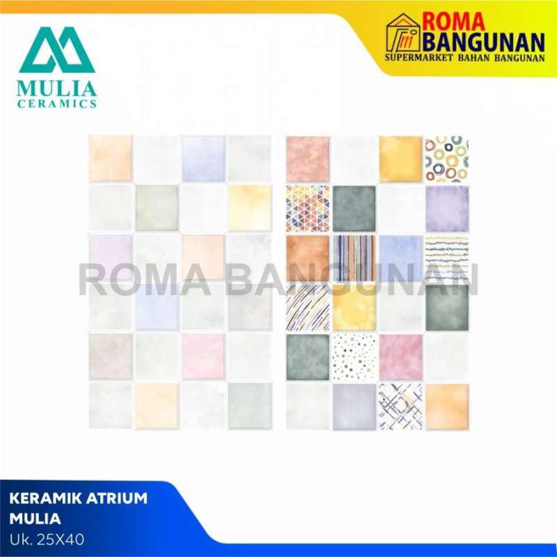Jual KERAMIK DINDING / KERAMIK DAPUR / KERAMIK MULIA ATRIUM SERIES ...