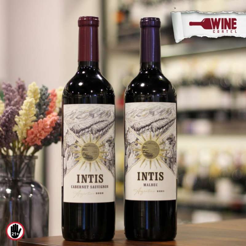 Jual RED Wine Finca las Moras INTIS Cabernet Sauvignon / Malbec 750mL ...