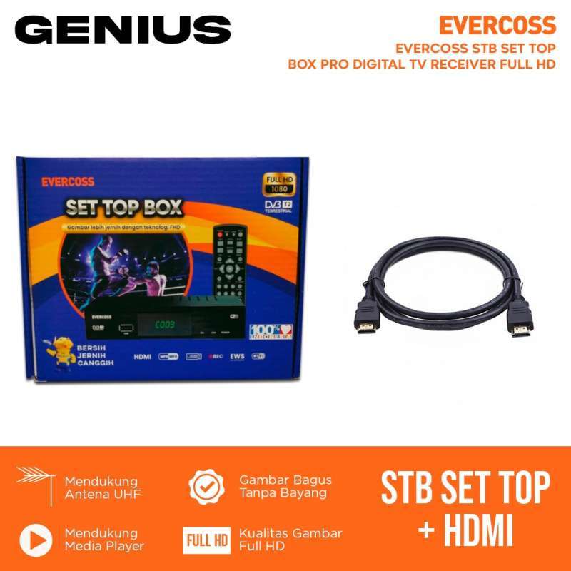 Promo Evercoss Set Top Box Pro digital TV receiver Full HD - Stb Set ...