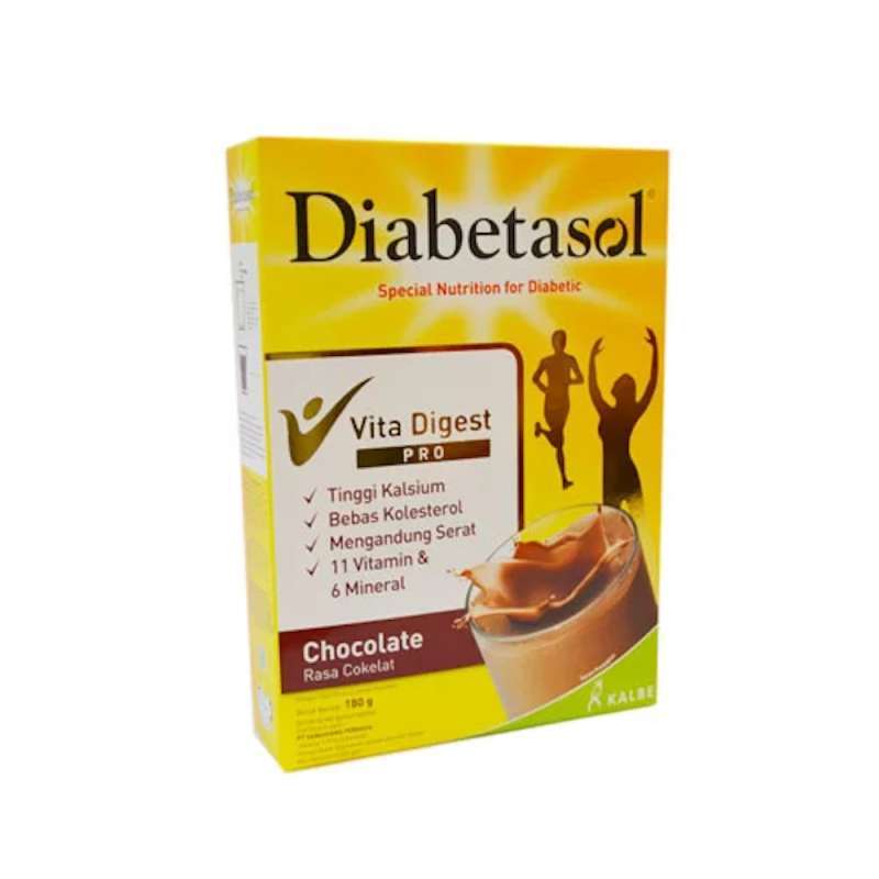 Promo Diabetasol Susu Formula Coklat/Vanilla 180 Gram All Varian [DUS ...