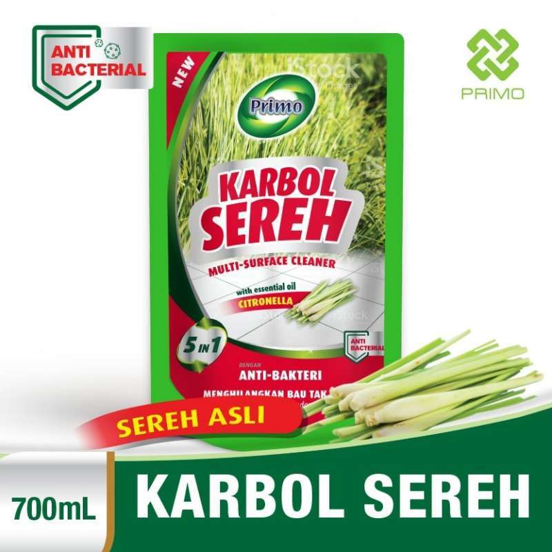 Jual Primo Karbol Sereh 700 ML Konsentrat Citronella Asli Pouch Karbol ...