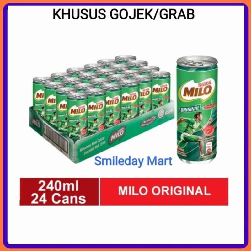 Promo Susu Milo Can Activ-Go 240Ml | Susu Milo Kaleng 1Karton 24Pcs ...