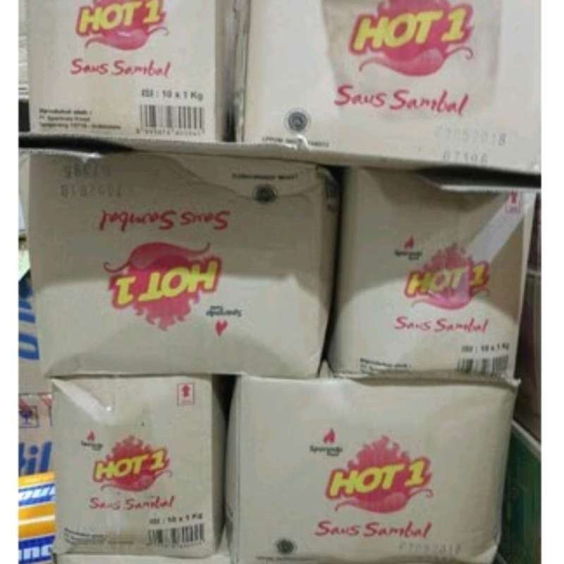 Jual Saos Hot 1 Saus Sambal 1 Kg X 10Pcs (1Dus) di Seller Toko plastik Akbar jaya - Toko Akbar ...