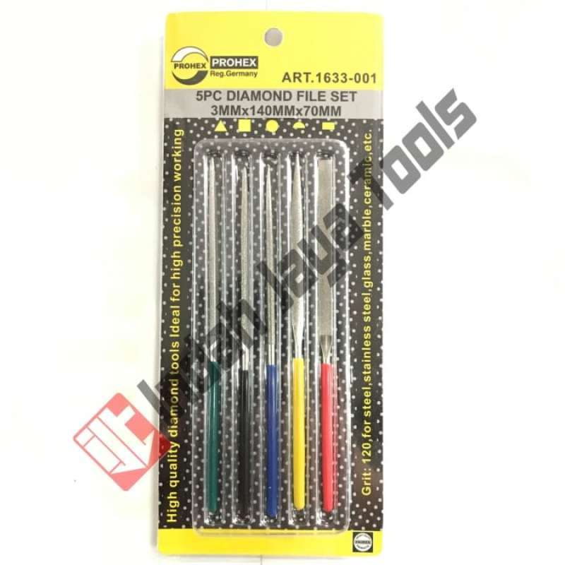 Promo Jual Kikir Diamond Set 5 Pcs Prohex Kikir Intan Emas Terbatas Diskon 26 Di Seller Turitt