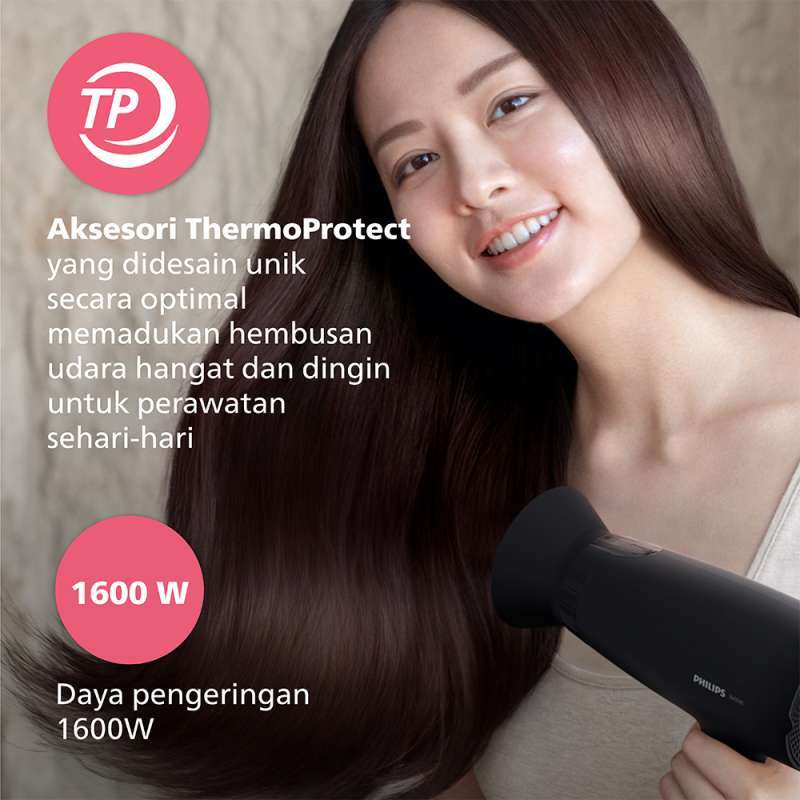 Jual Philips Hair Dryer 3000 Series Bhd308/10 Free Cosmetic Pouch Di Seller Philips Personal ...