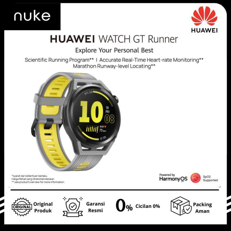 Jual Huawei Watch Gt3 46mm Runner Smart Watch Di Seller Nuke Gadget ...