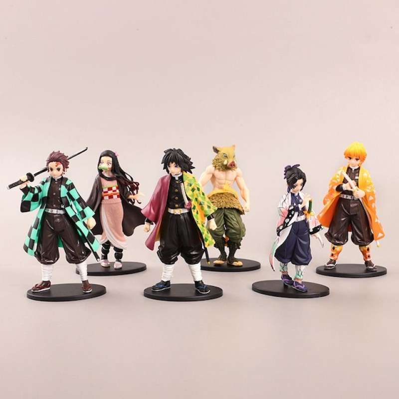 Jual figure set demon slayer action figure kimetsu no yaiba tanjiro ...