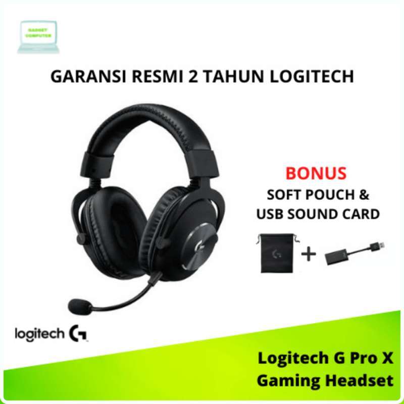 Promo Logitech G Pro X Gaming Headset Dan Resmi Kode 203 Diskon 9% di ...