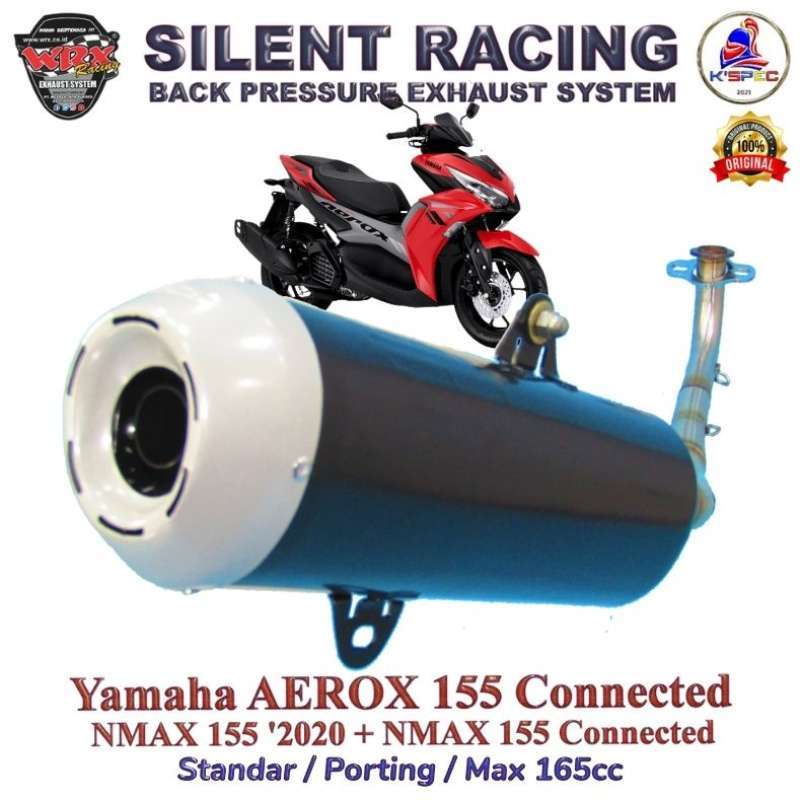 Jual Knalpot WRX type SILENT RACING seri ALL NEW AEROX CONNECTED ...
