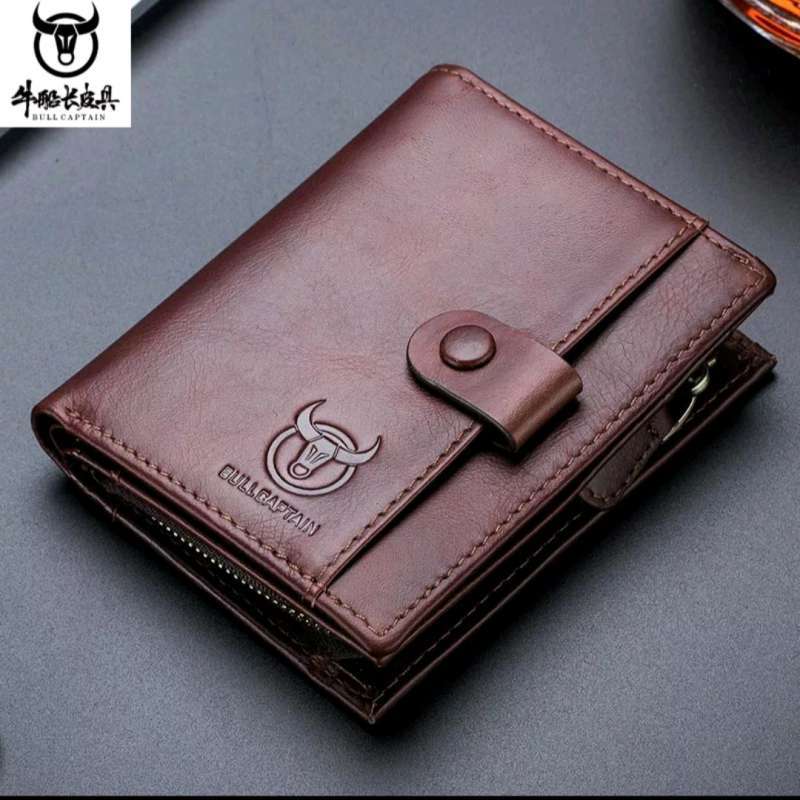 Jual Dompet Kulit Sapi Asli Original Bullcaptain Bc25 Rfid Sec 100% ...