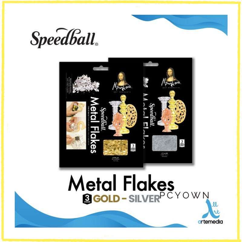 Jual Speedball Mona Lisa Metal Flakes 3gram Serpihan Logam - GOLD di ...
