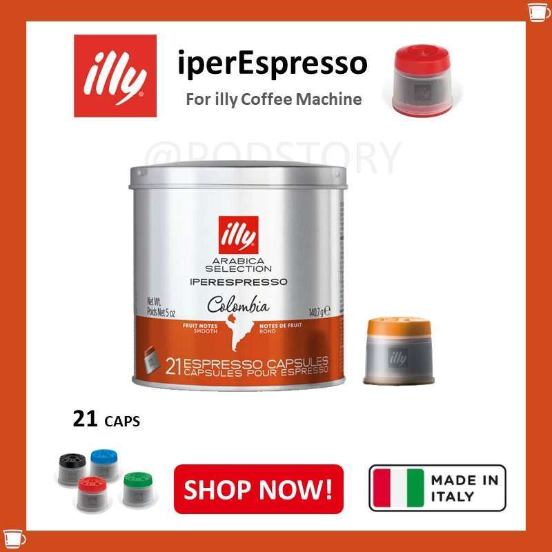 Jual ARABICA COLOMBIA COFFEE - Illy Coffee Capsule (iperEspresso ...