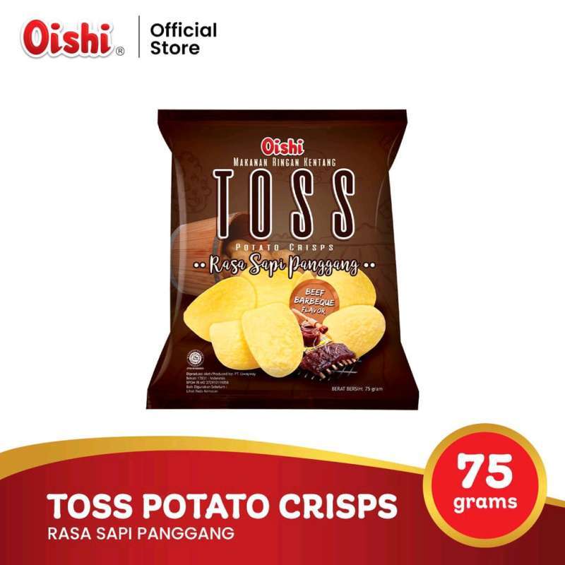 Jual TOSS POTATO CRISPS Rasa Sapi Panggang dan Rasa Ayam Teriyaki 75gr ...