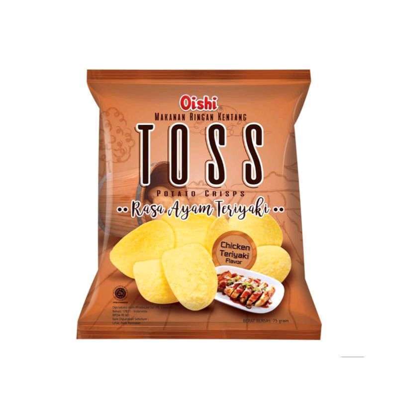 Jual TOSS POTATO CRISPS Rasa Sapi Panggang dan Rasa Ayam Teriyaki 75gr ...