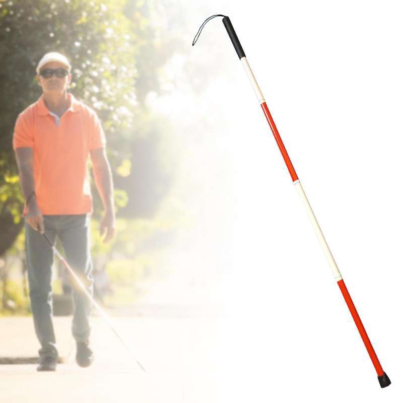 Promo Aluminium Alloy Foldable Cane Adjustable Lightweight Blind Cane ...