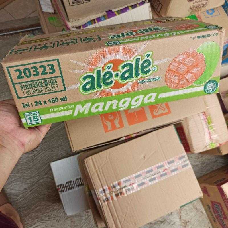Jual Ale Ale Minuman Gelas Rasa Mangga Dus Isi 24 Pcs di Seller Star ...