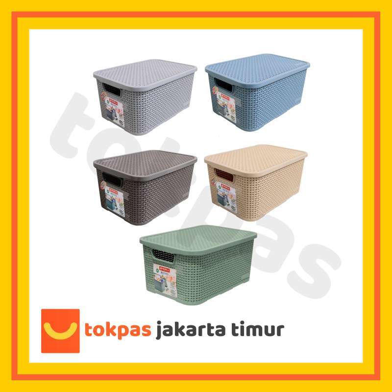 Jual Keranjang Tempat Penyimpanan Serbaguna Revo Storage Box No 10 Lion ...