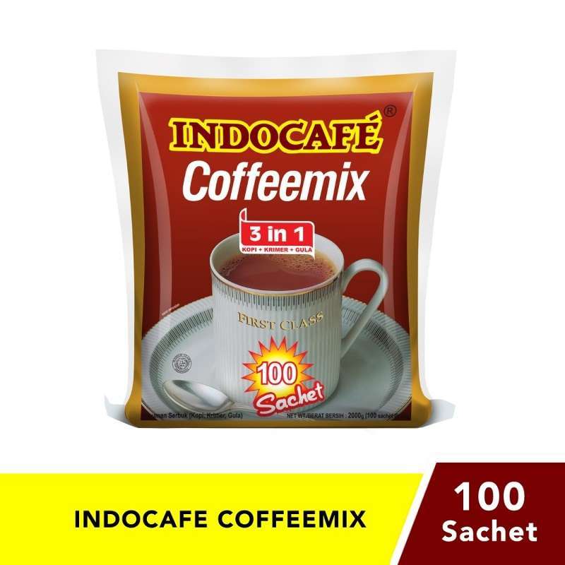 Promo Indocafe Coffeemix Kopi Instan 20 G [100 Sachet/ 1 Bag] Diskon 4% ...