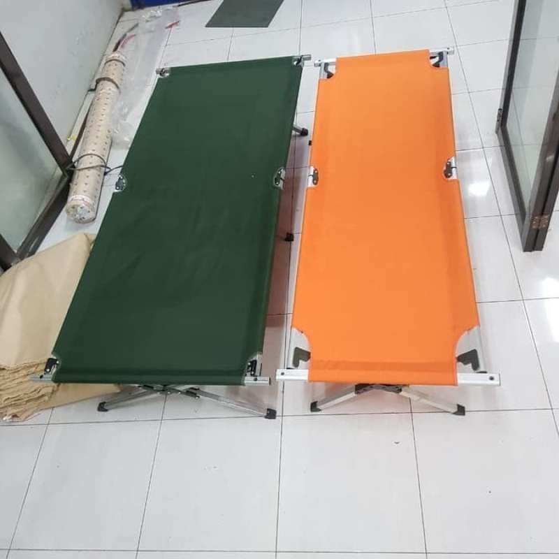 Jual Velbed Ranjang Kasur Lipat Aluminium Camping Bed Evakuasi Folding ...
