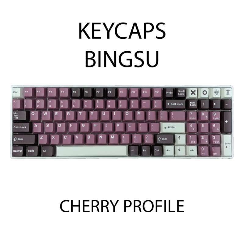 Jual KEYCAPS ABS BINGSU CHERRY PROFILE DOUBLE SHOT MECHANICAL KEYBOARD di Seller BMS Group Tech ...