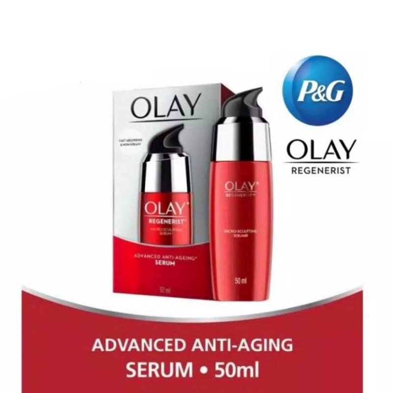 Jual OLAY ADVANCED ANTI AGING REGENERIST MICRO-SCULPTING SERUM P&G 50ML ...