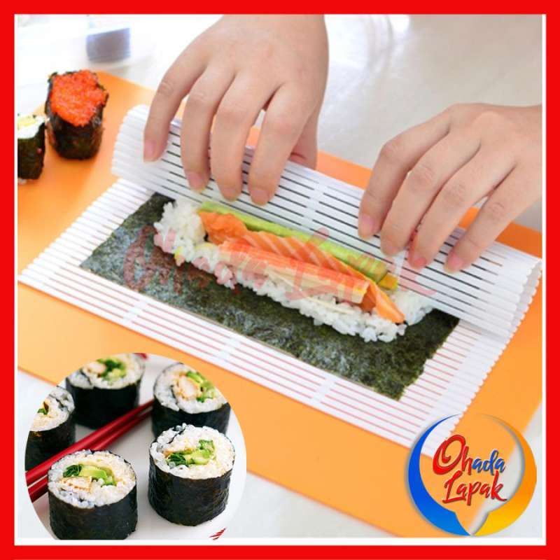 Jual Sushi Roll Maker / Sushi Roll Bambu / Gulungan Sushi Nori Seaweed ...