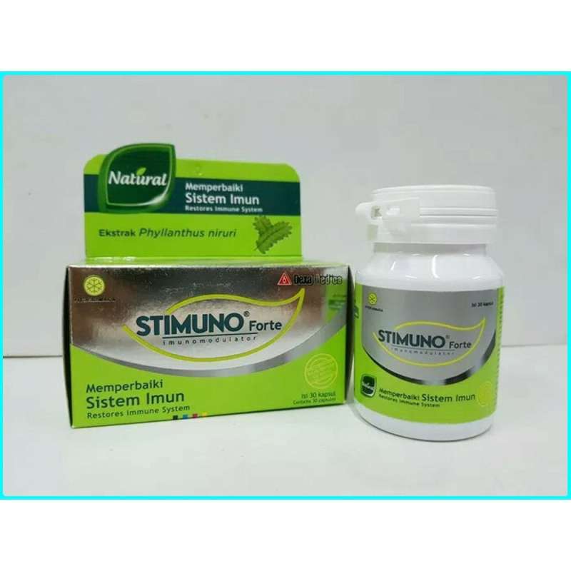 Jual Stimuno Forte 30 Kapsul Herbal Untuk Imun Tubuh/ Suplemen ...